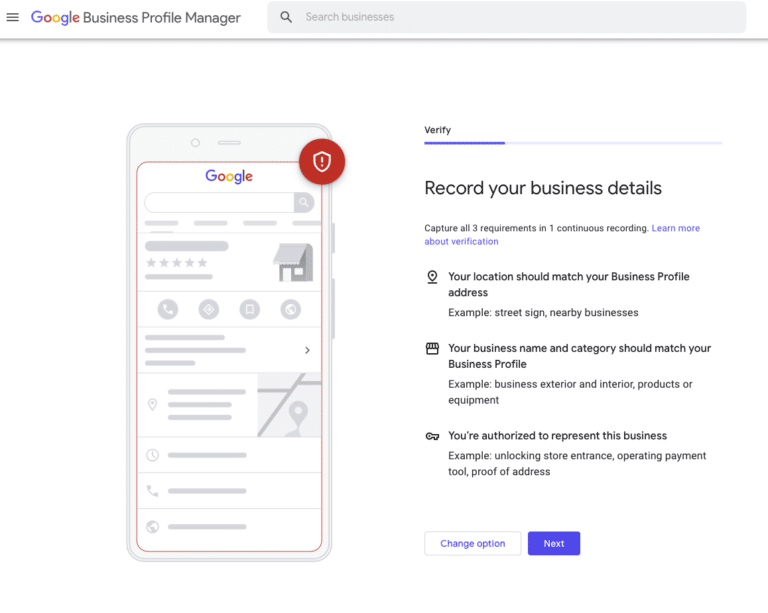 How to Verify Your Google Business Profile With Video (Step-by-Step Guide) - VOLTAGE
